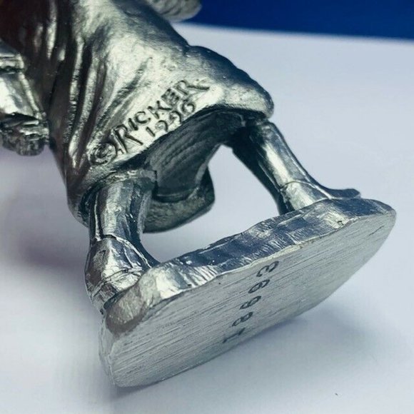 Michael Ricker | Accents | Michael Ricker Pewter Figurine Vtg Signed ...